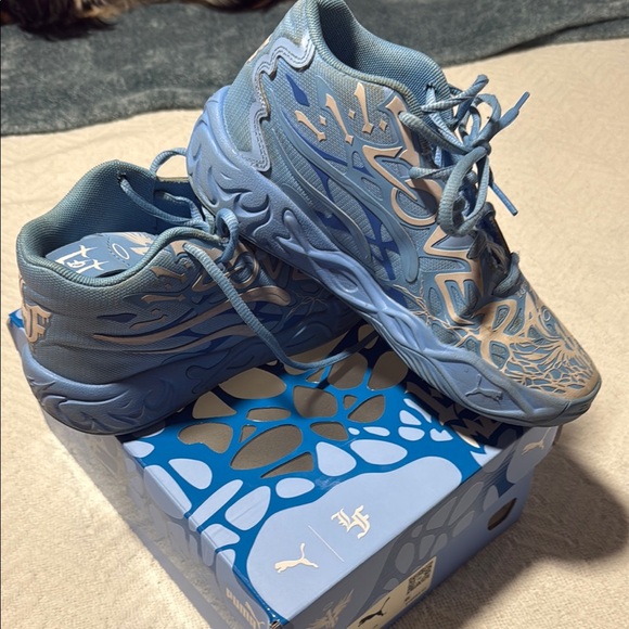 Puma | Shoes | Puma La Mello Mb4 La France Light Blue Youth 3c | Poshmark